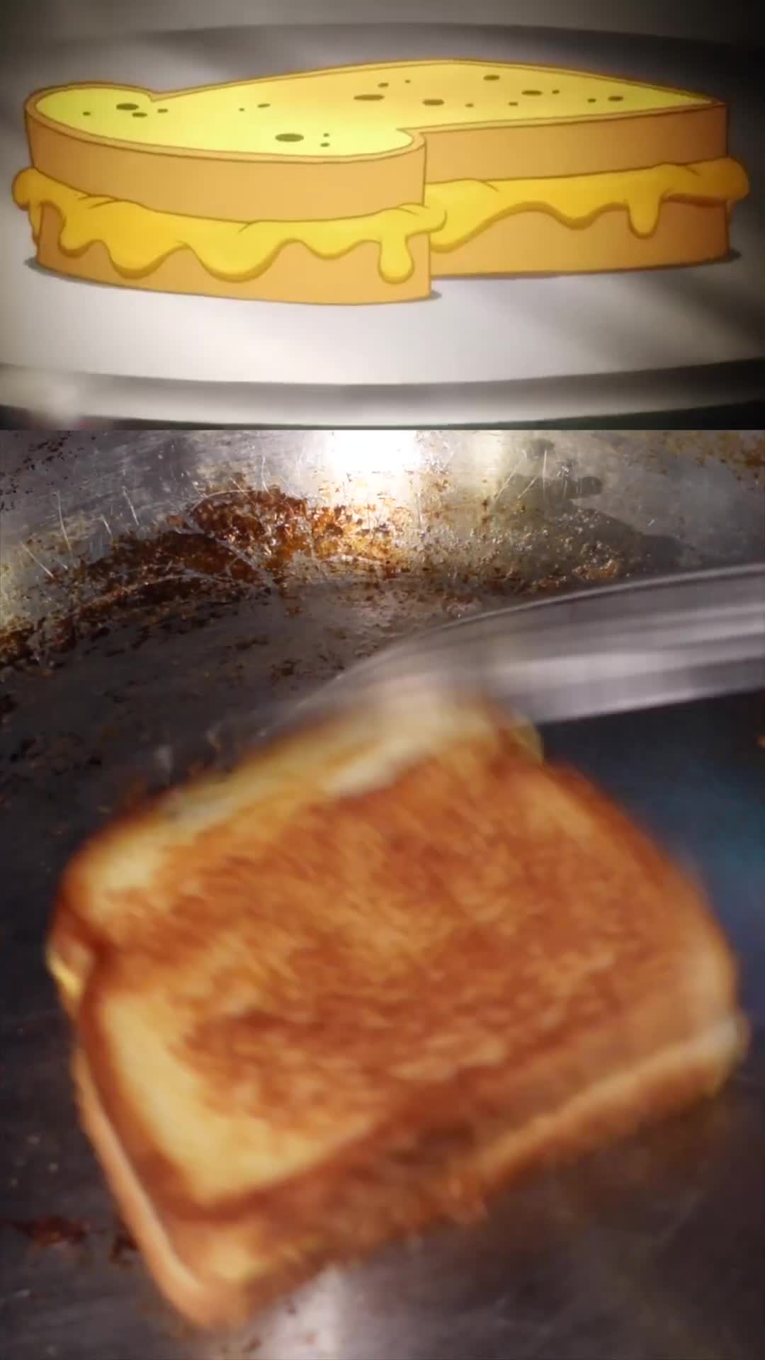 Elmer Fudd grilled cheese: Looney Tunes classic! 🧀🍞 #shorts #cooking # ...