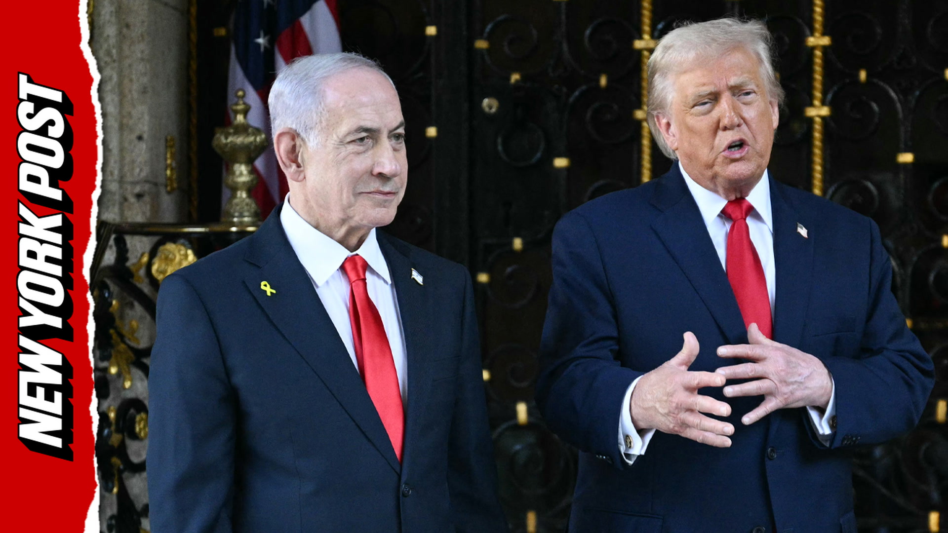 Trump meets Netanyahu at Mar-a-Lago, says 'we won a big war together ...