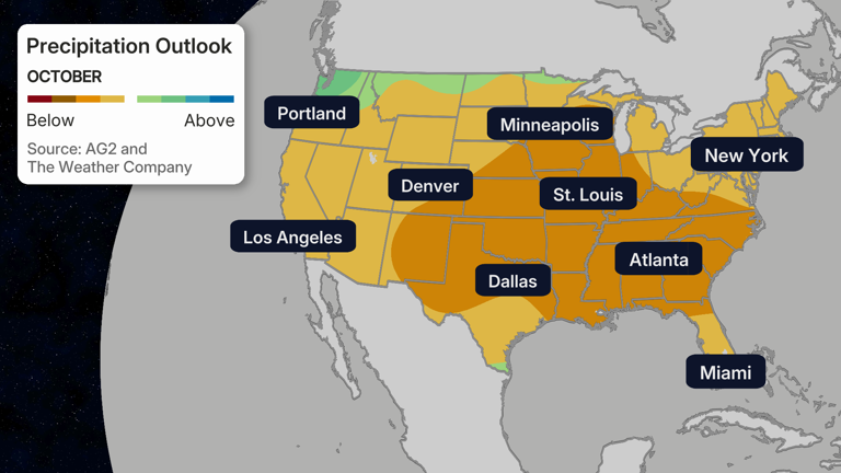 October outlook: Most of the country will see above-average ...