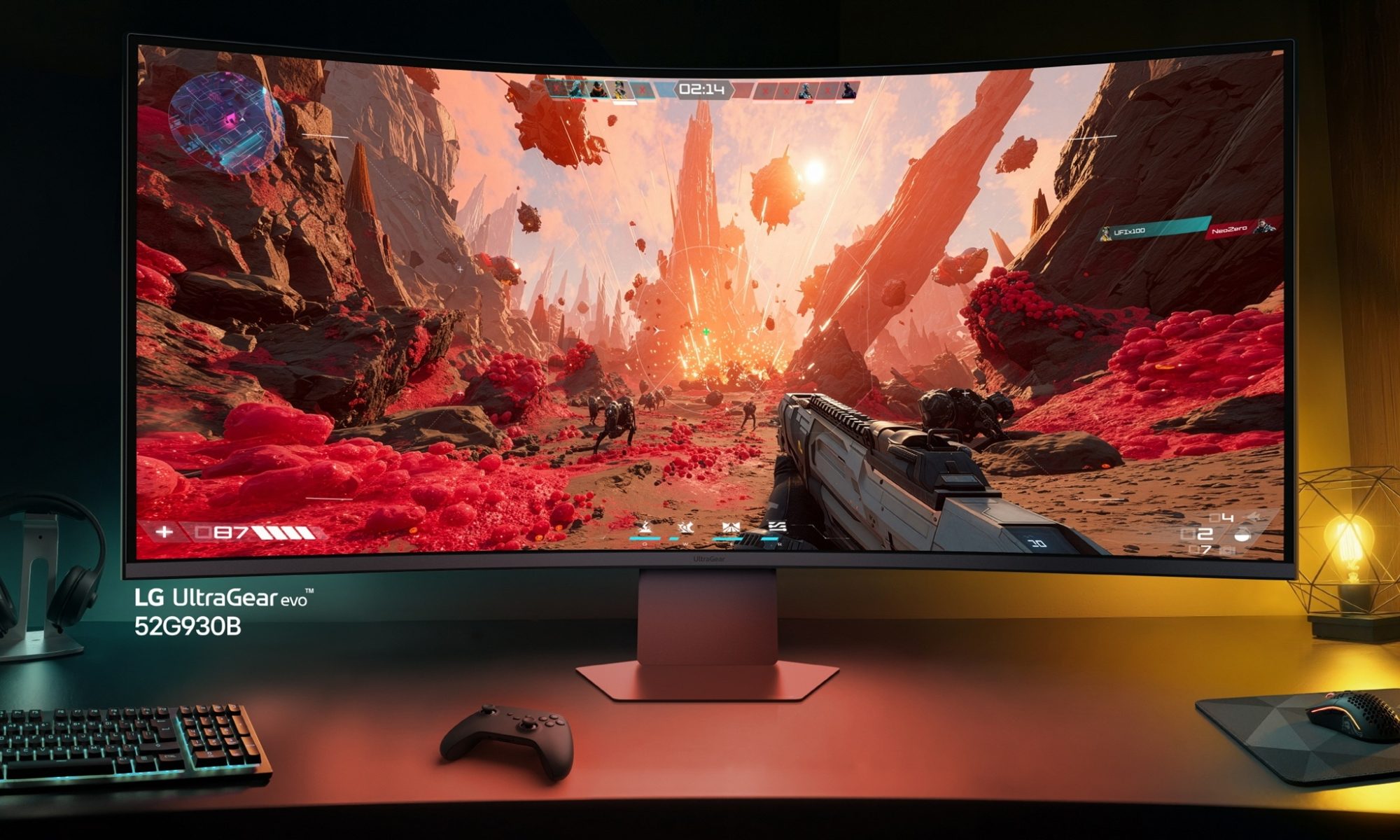 LG’s new UltraGear evo monitors go big on resolution and AI upscaling