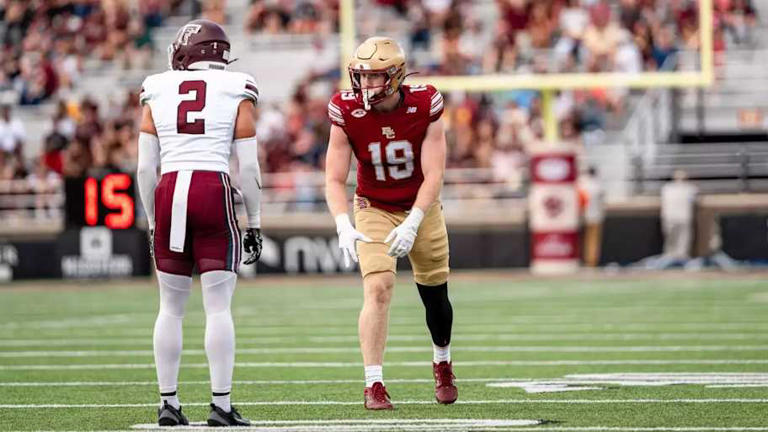 Report: Boston College football tight end Ty Lockwood plans to enter ...