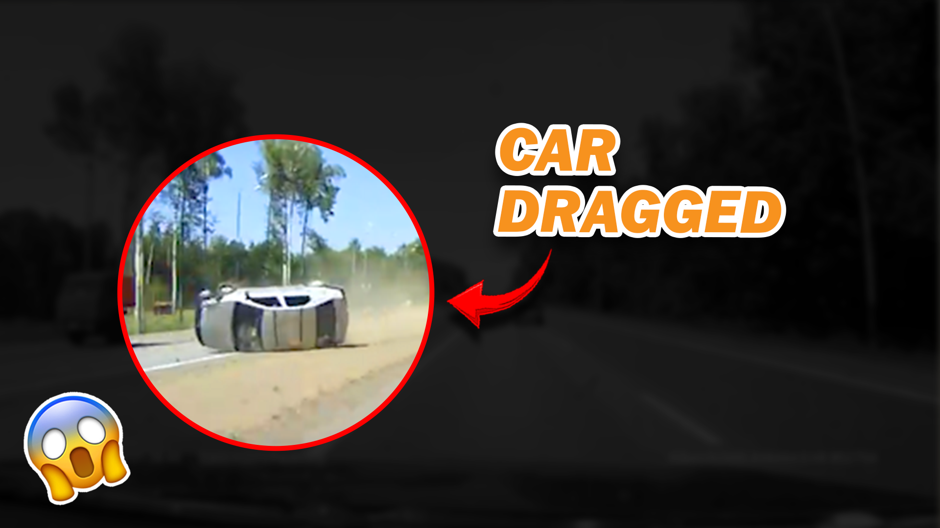 Car losing control incident caught on cam