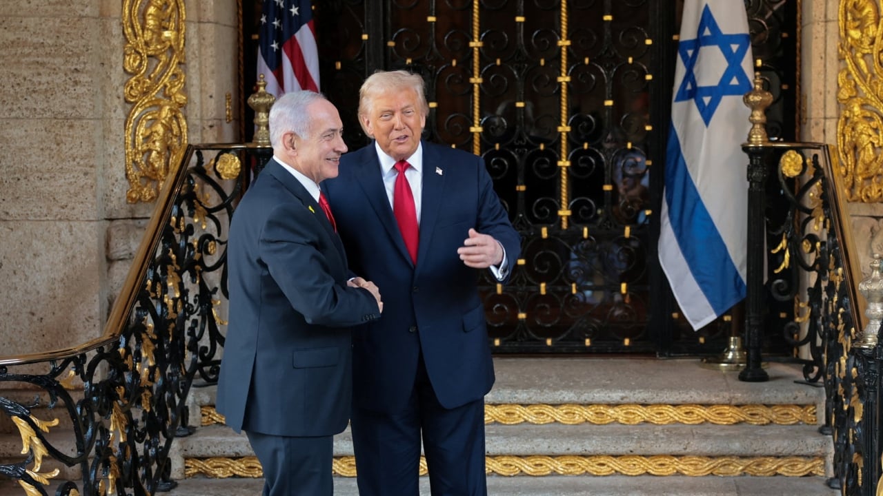 Trump meets with Netanyahu at Mar-a-Lago
