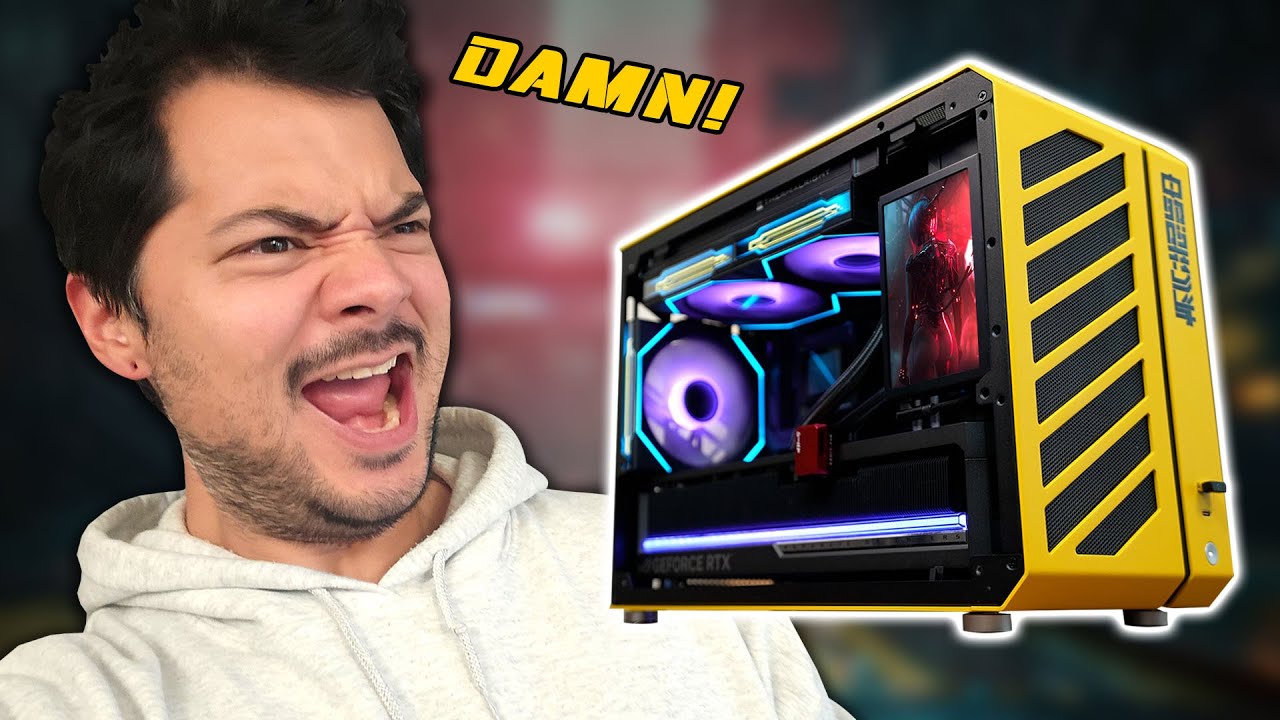 I built an insane cyberpunk PC for charity! 🎮