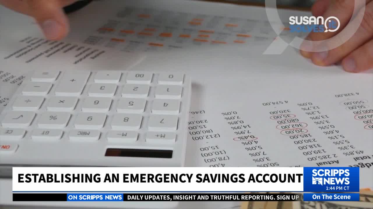 Susan solves it: Establishing an emergency savings account