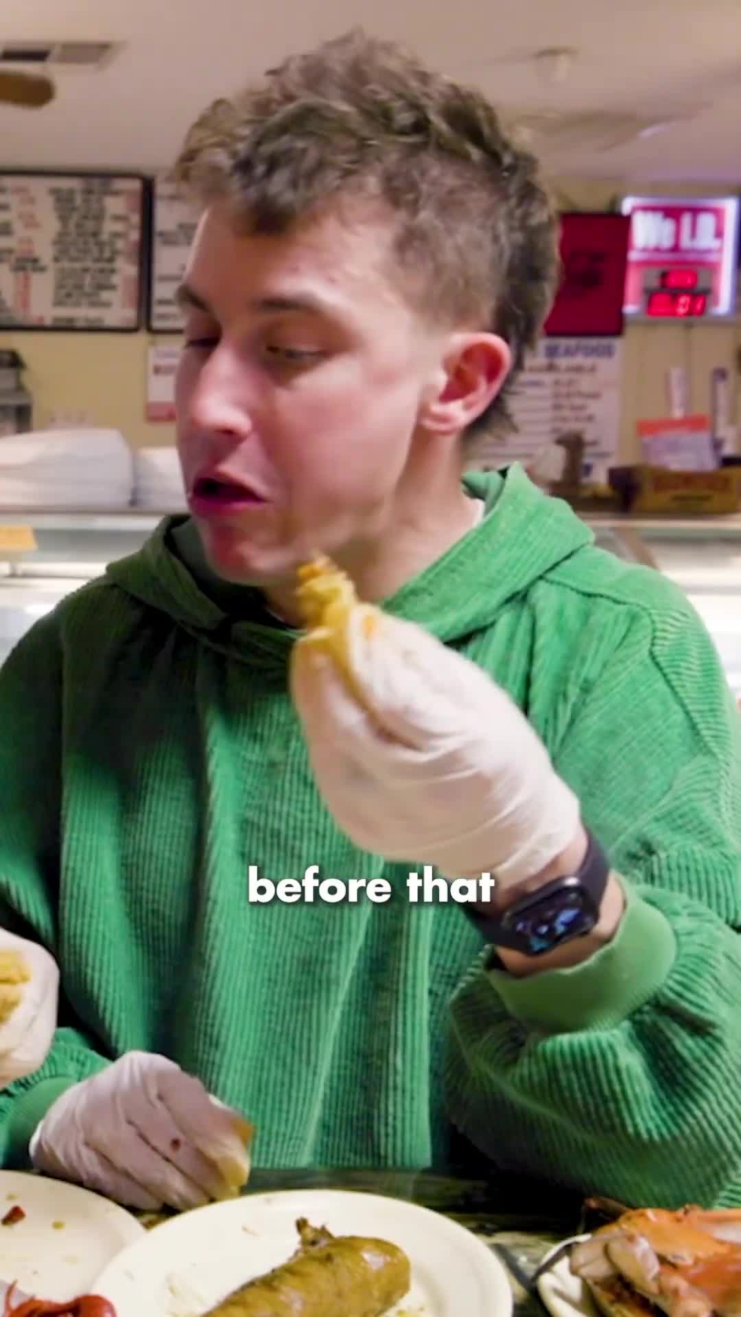 British guys try soft-shell crab for the first time | Hilarious seafood ...