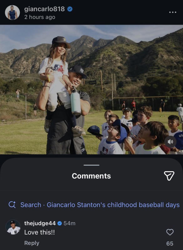 Yankees' Aaron Judge sends message to Giancarlo Stanton after off-field ...