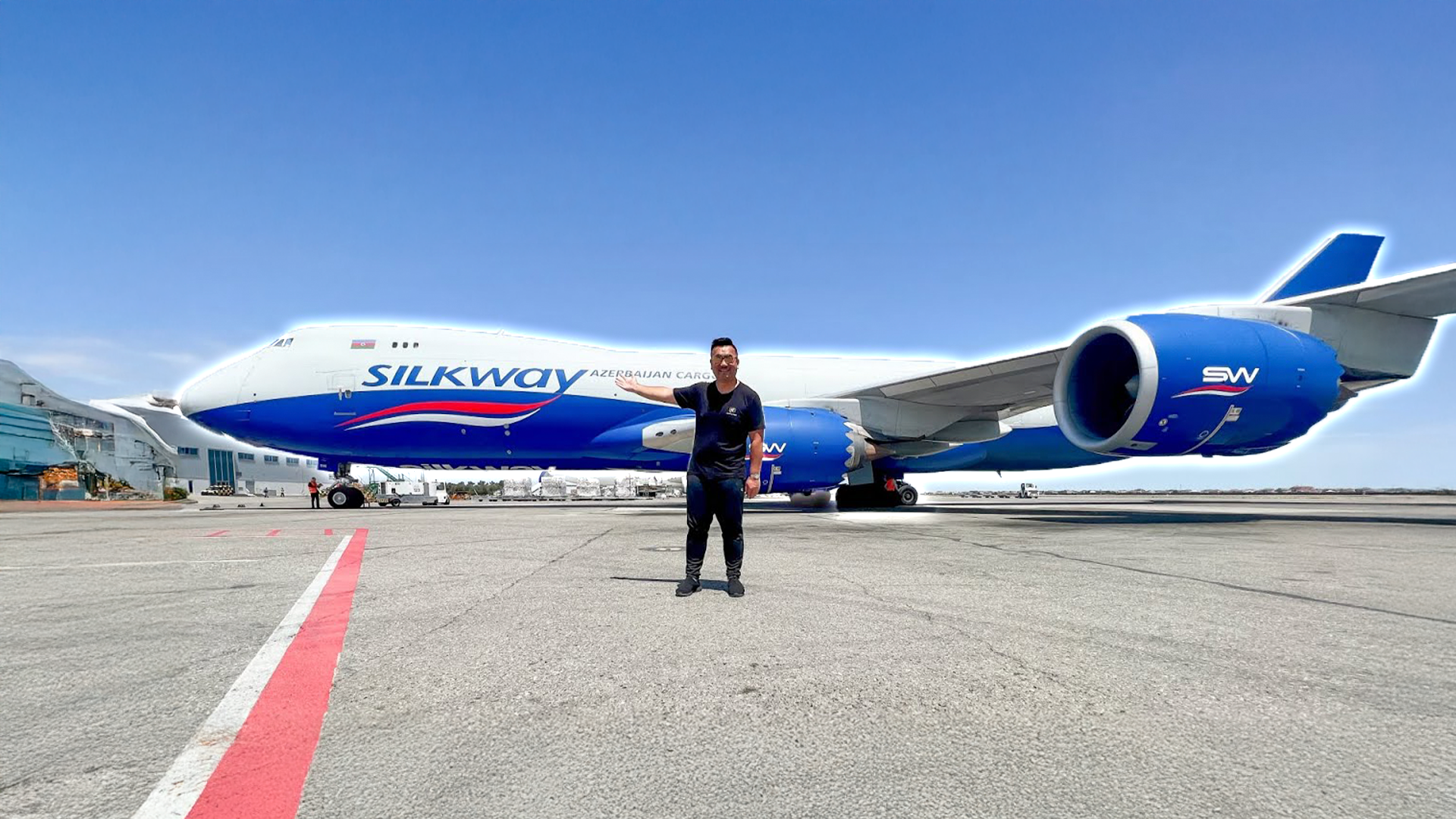 Flying Boeing’s largest aircraft - 747-8F cargo SilkWay West