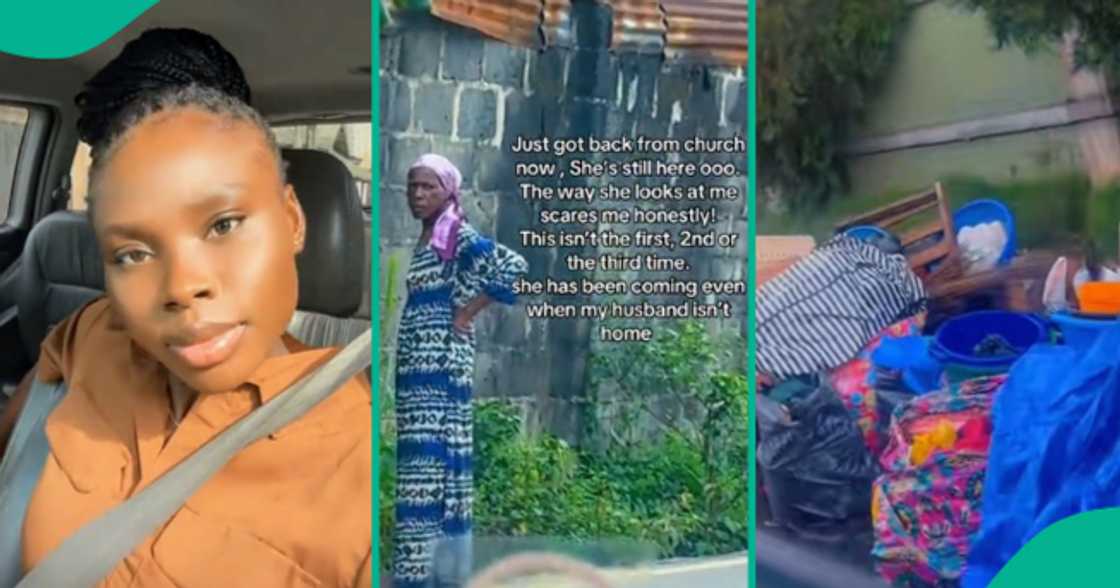 Lady cries out as husband's ex reportedly refuses to move on, posts video