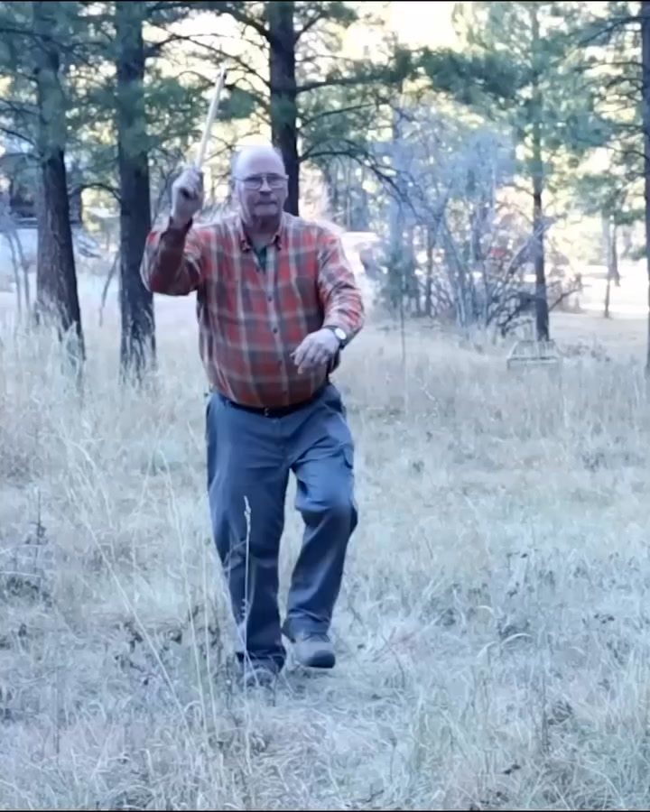 Railroad spike forged into an axe