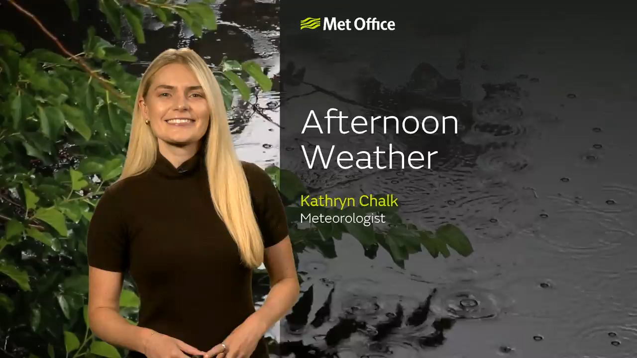 Met Office Sunday afternoon weather forecast 14/09/2025