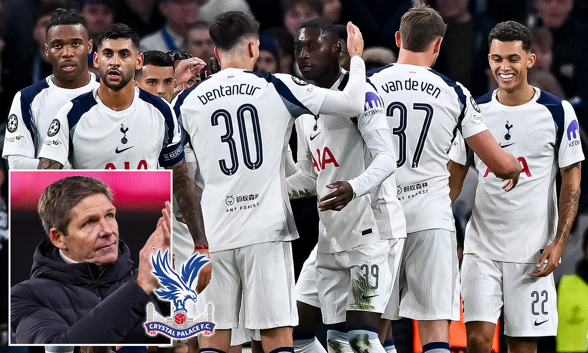 Crystal Palace step up bid to sign £35m Spurs star frustrated by lack ...