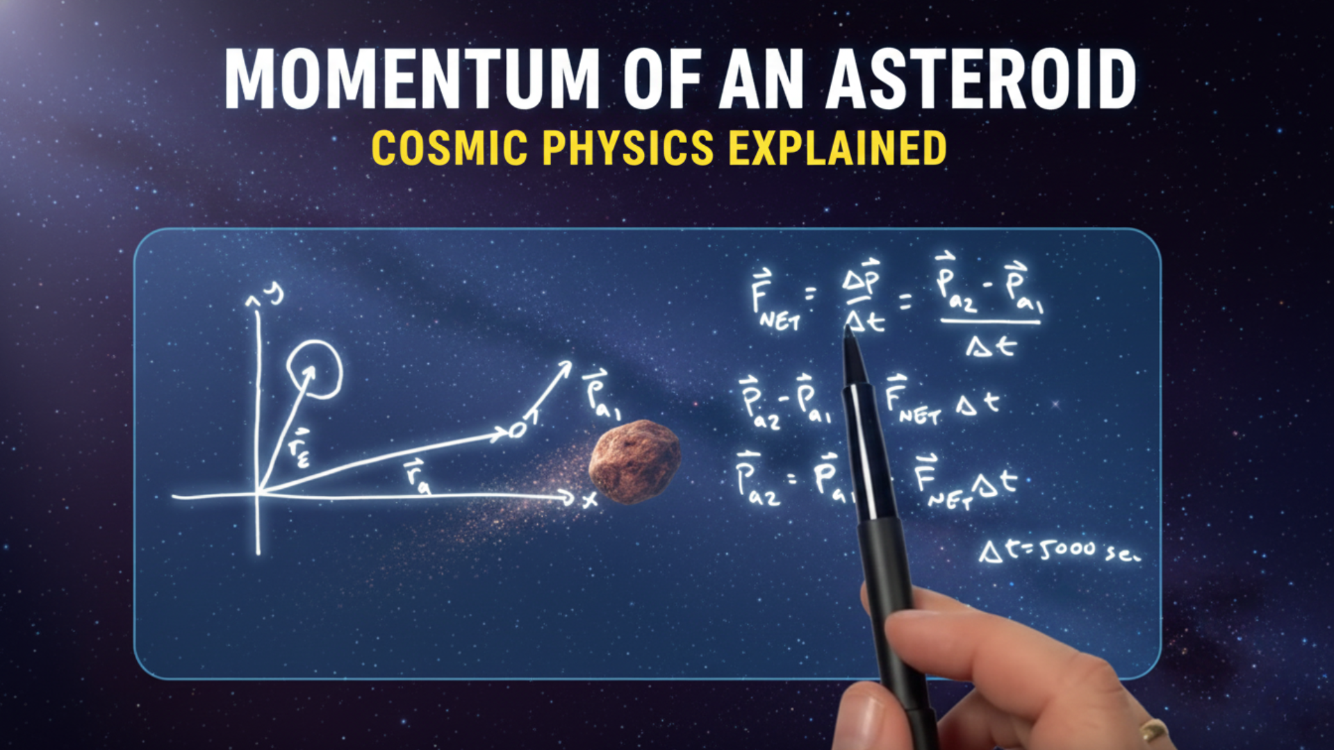 The physics of asteroids: Change in momentum explained