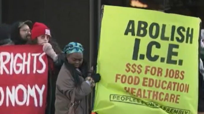 Protesters call on ICE to leave Maryland after shooting involving ...