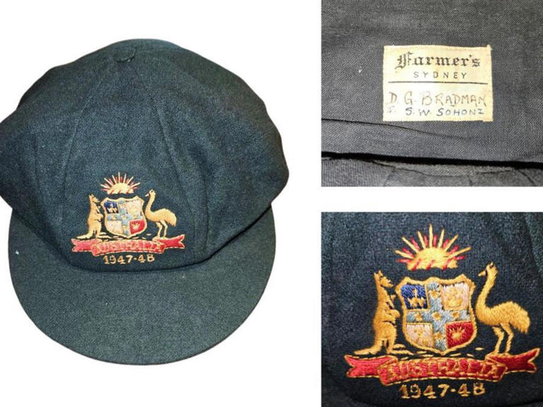 Cricket icon’s Baggy Green cap for sale