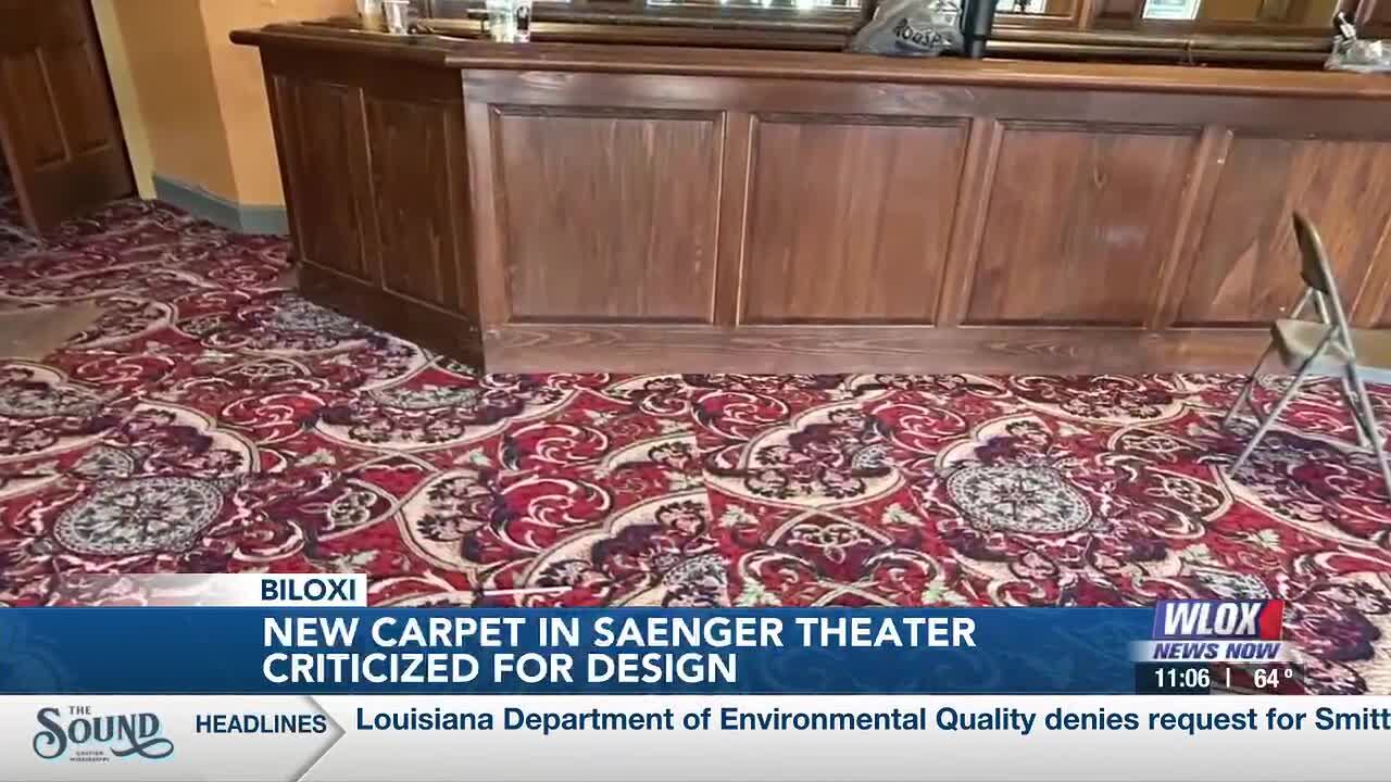 Contractor for Saenger Theatre carpet says City of Biloxi approved ...