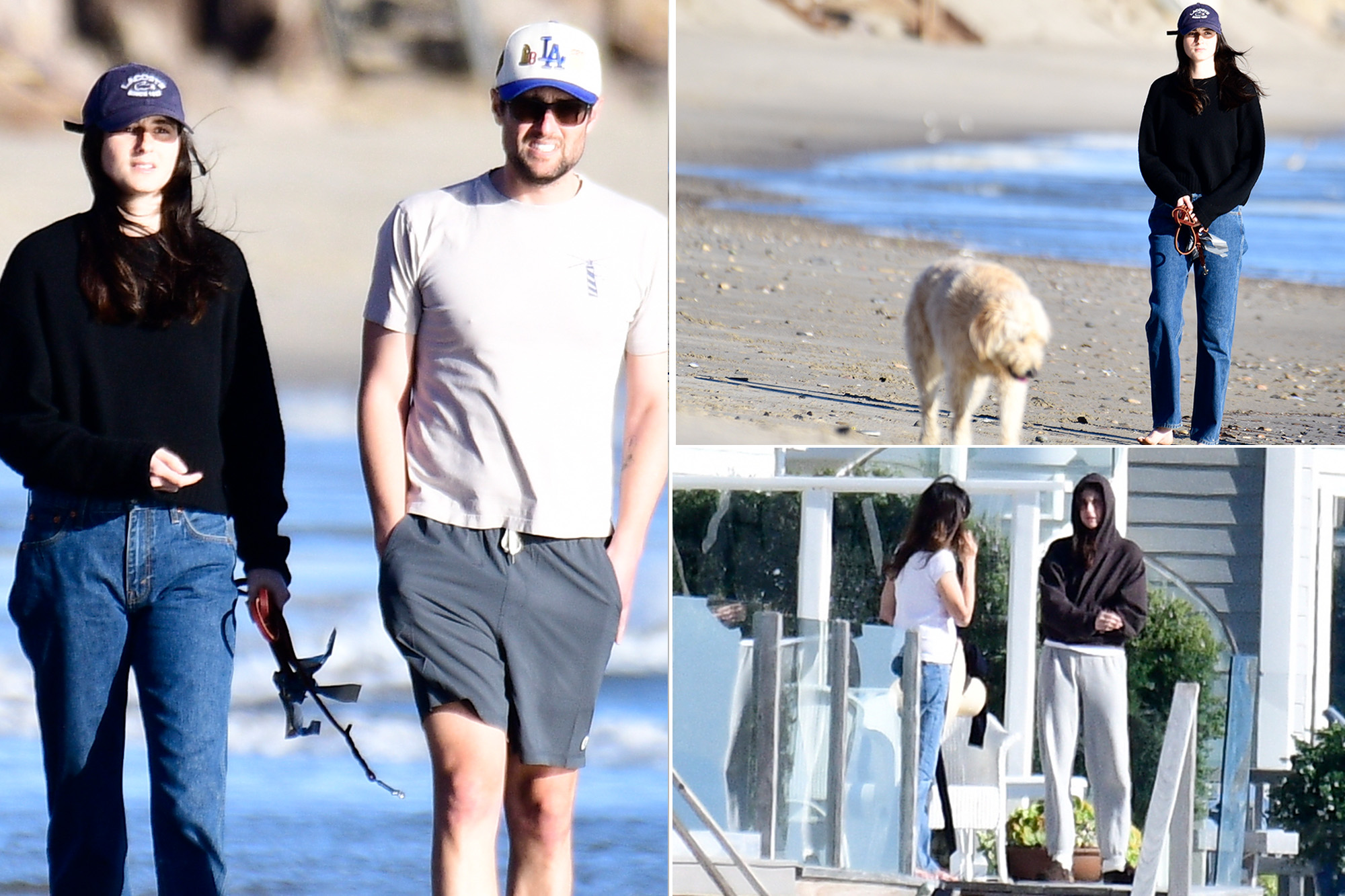 Devastated Jake and Romy Reiner stroll Malibu beach after parent’s slayings