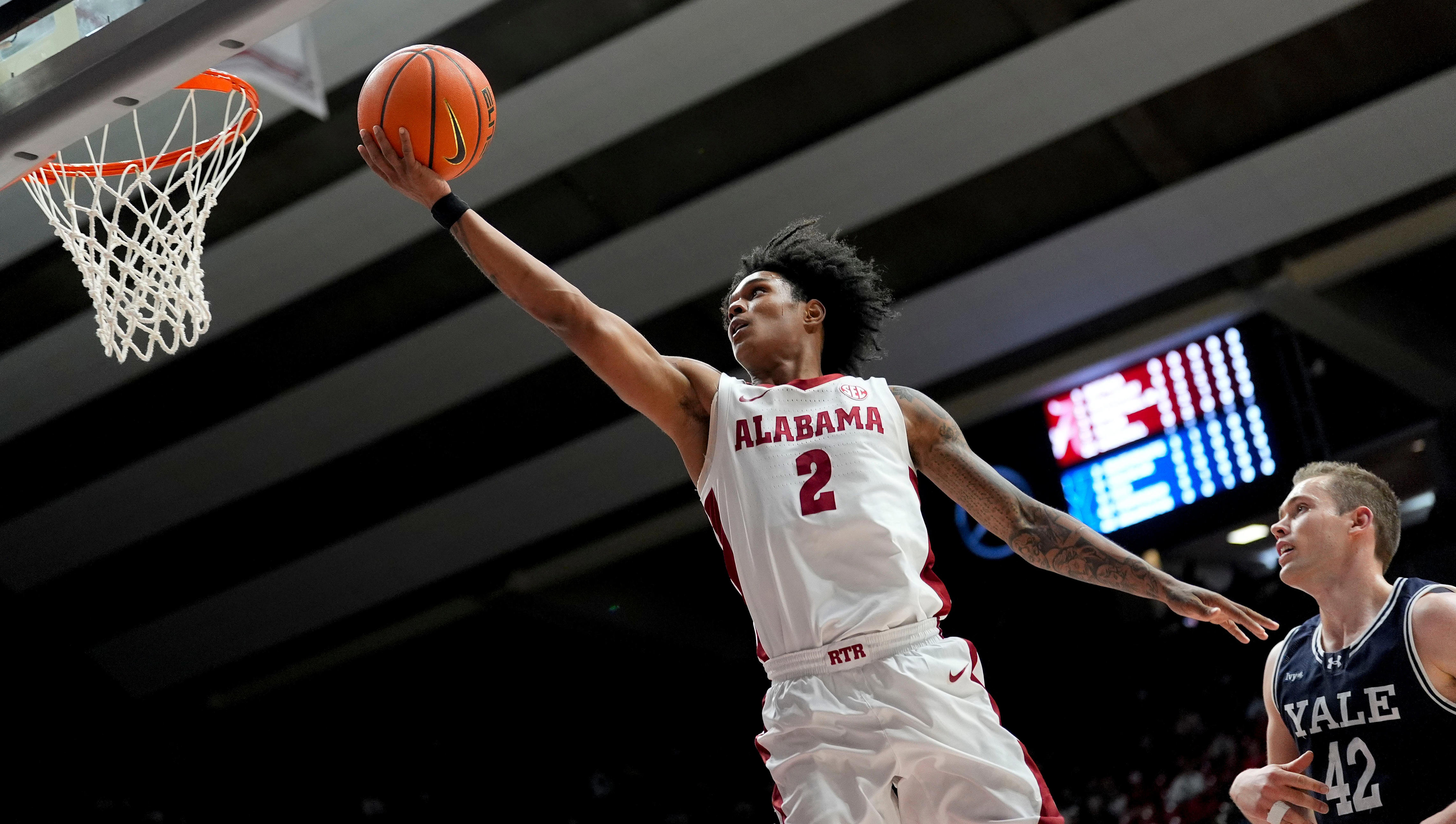 Alabama basketball sinks 22 3-pointers to crush Yale: Score, highlights