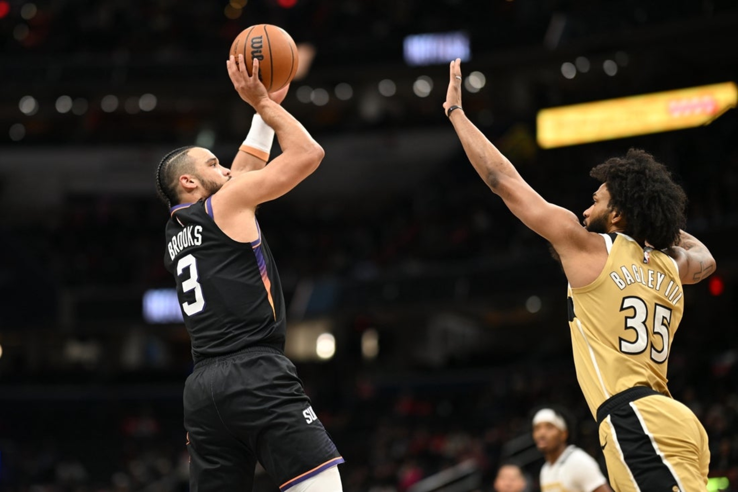 Dillon Brooks, Suns snap Wizards' rare winning streak