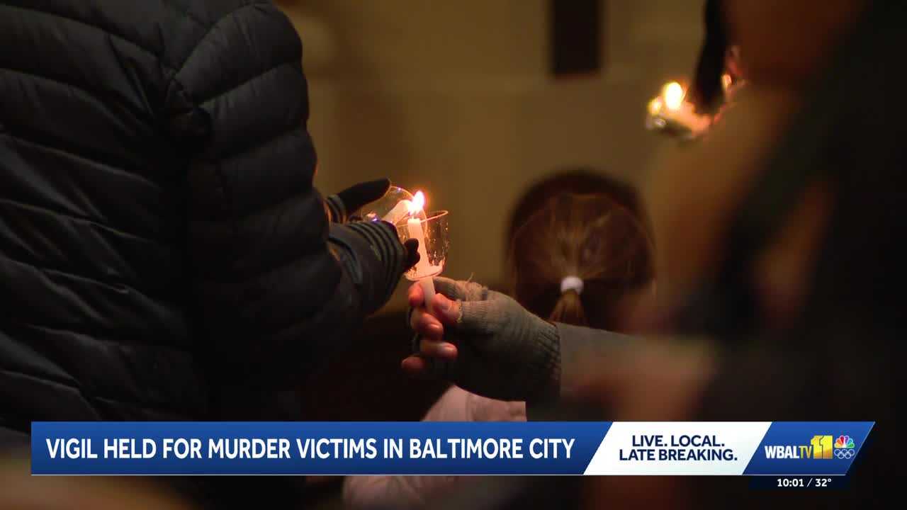 Candlelight vigil honors Baltimore's homicide victims