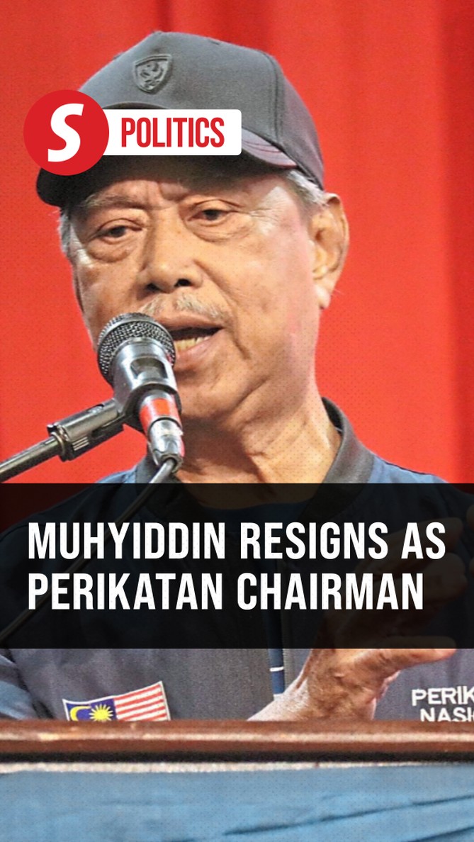 Muhyiddin: I resign as Perikatan chief