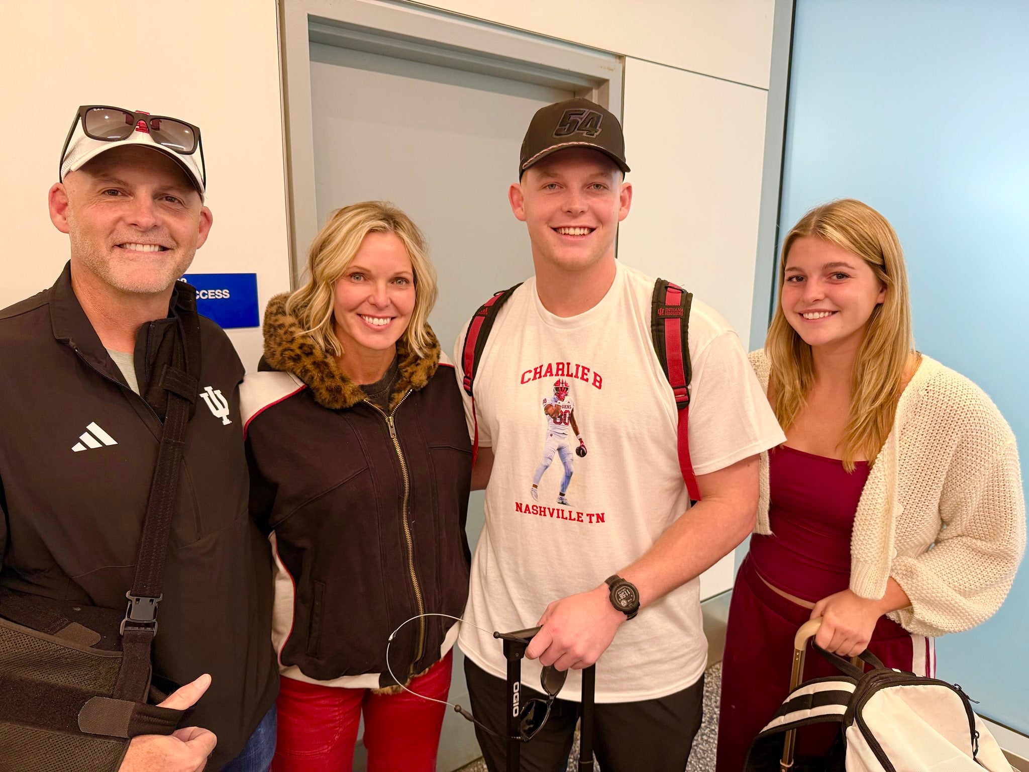 Watch: IU WR Charlie Becker's family 'extremely excited' for Rose Bowl
