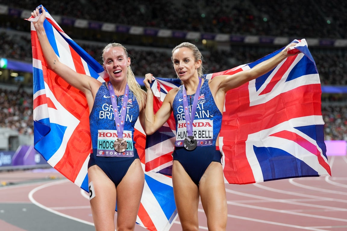 Stunning photos of British track stars Keely Hodgkinson and Georgia ...