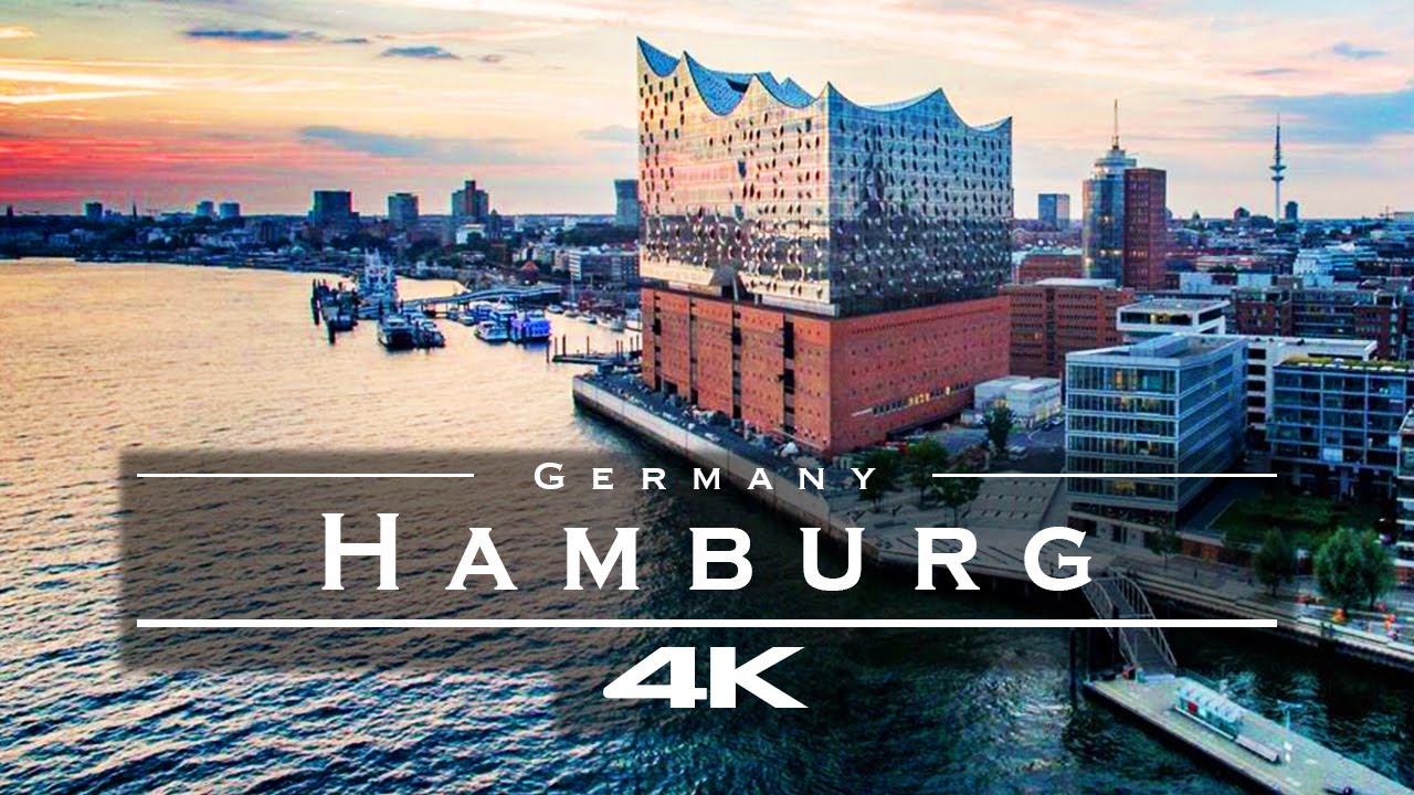 Drone journey over Hamburg | 4K aerial views