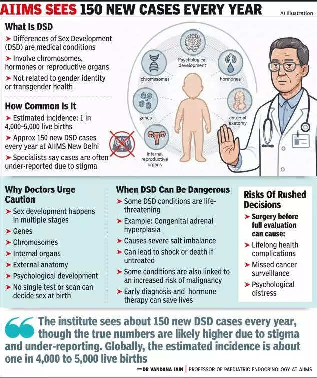 Between labels: Why AIIMS Delhi doctors say don’t rush a baby’s sex