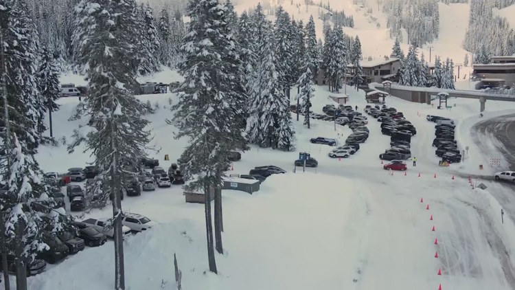 Highway 2 partially reopens from the east; west side skiers see long detour