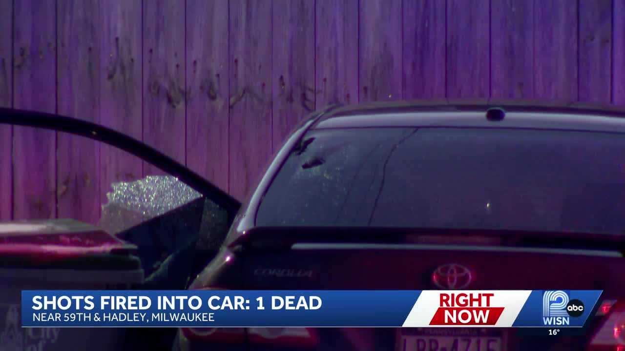 One dead after shots fired into car in Milwaukee neighborhood