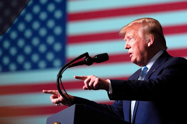 Trump baselessly blames Democrats as MAGA Republicans face backlash ...