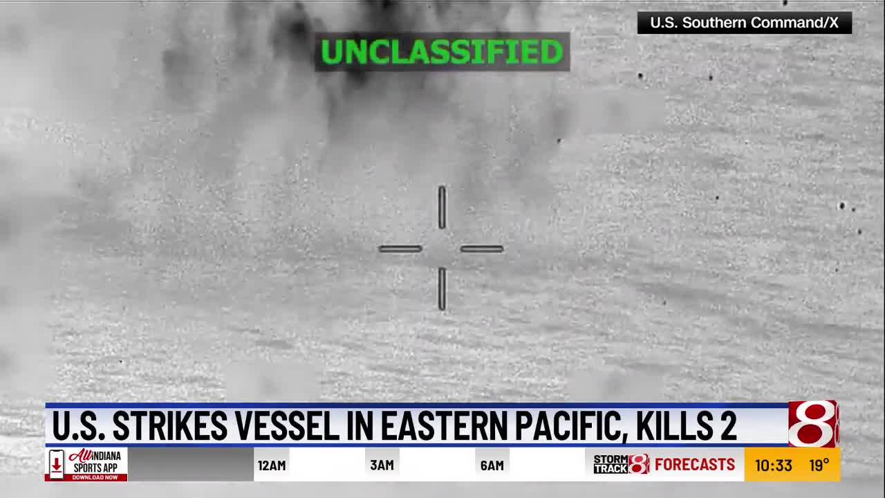 US strikes vessel in eastern Pacific, kills 2