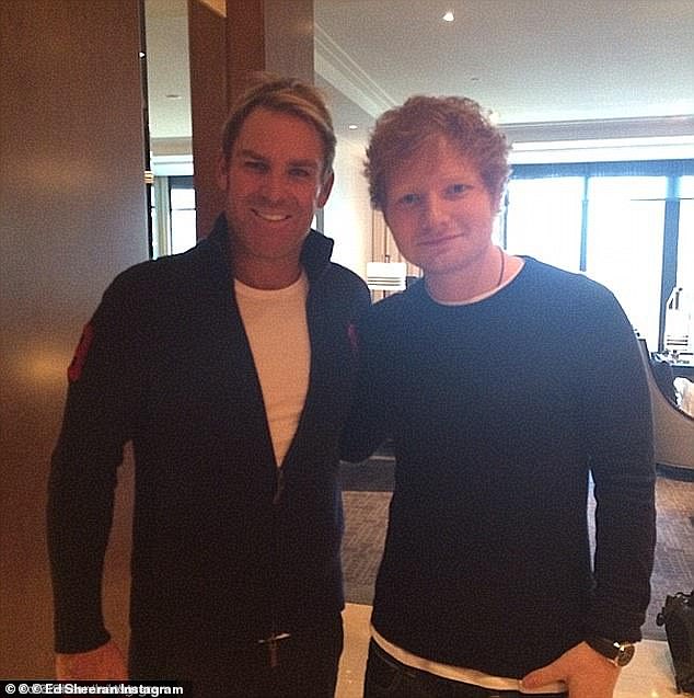 How Shane Warne made a dream come true for Ed Sheeran's dad