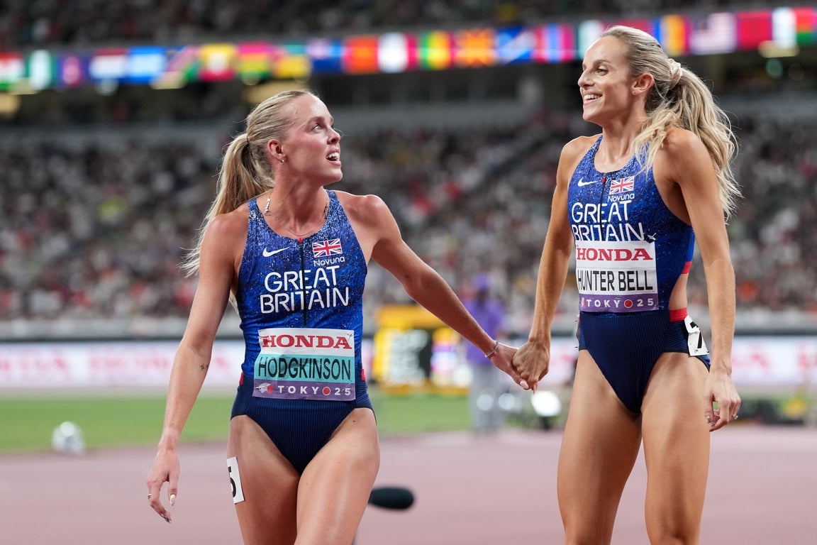 Stunning photos of British track stars Keely Hodgkinson and Georgia ...