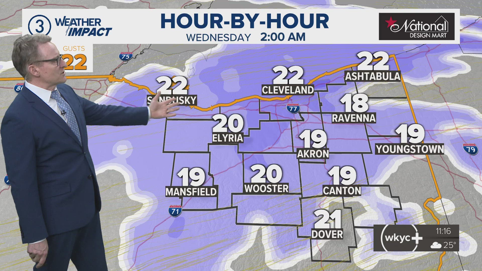 Cleveland area weather forecast: Snow tapers Tuesday morning but ...