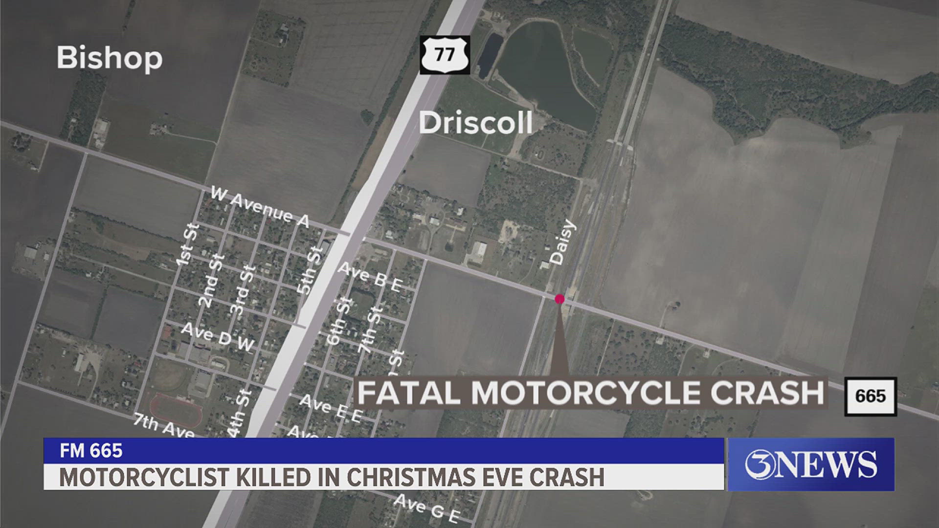 Fog, speed blamed in Christmas Eve motorcycle fatality in Nueces County