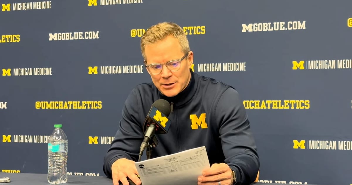 Watch: Michigan basketball HC Dusty May, Morez Johnson Jr. react to win ...