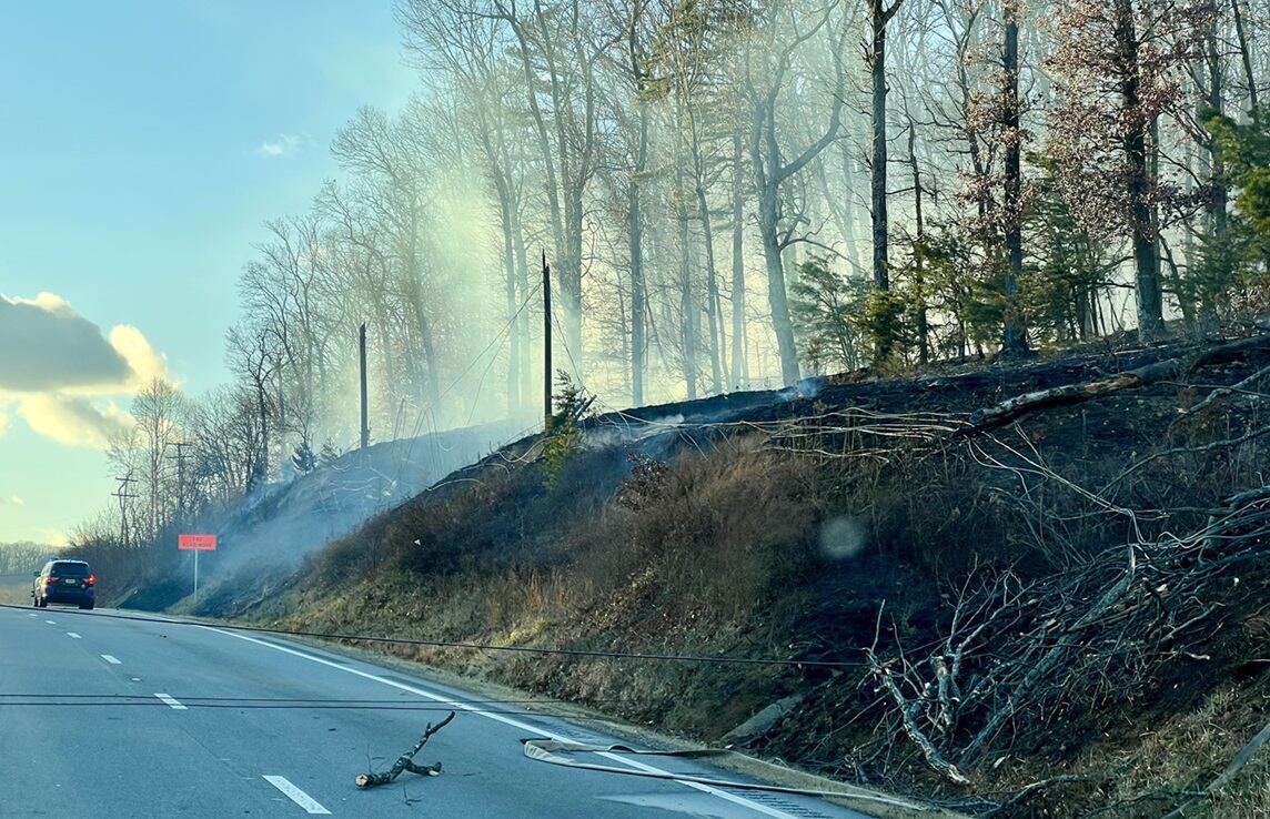Firefighters extinguish Montvale brush fires