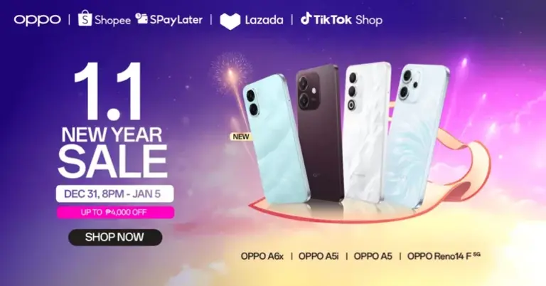 OPPO PH 1.1 New Year sale brings big discounts and freebies