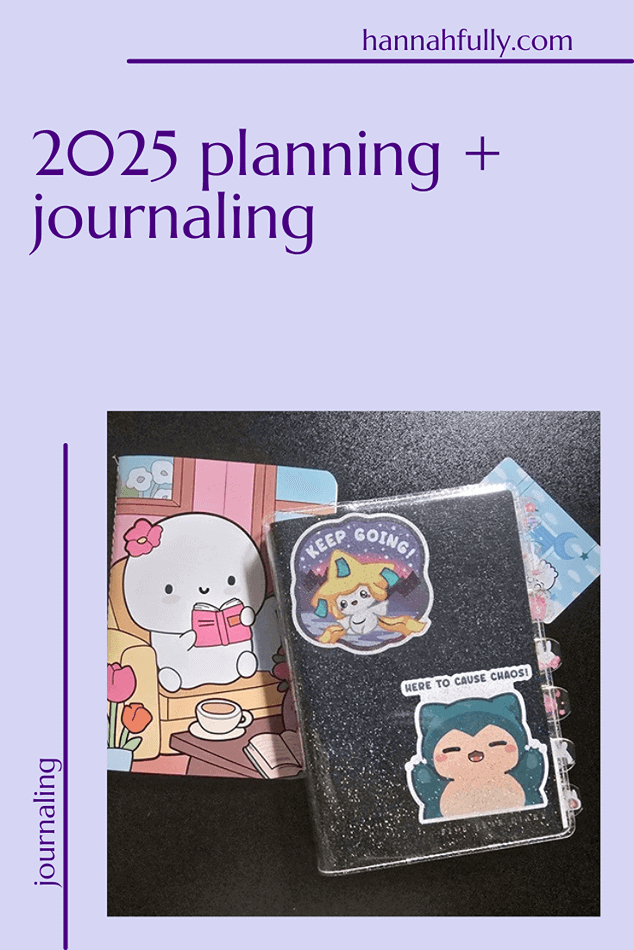 2025 planning + journaling