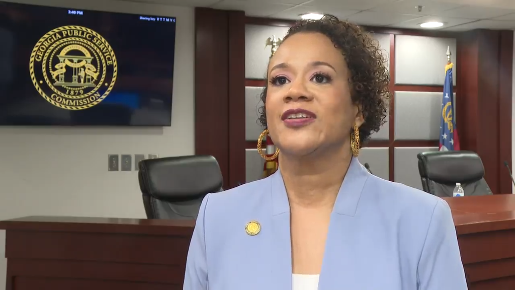 Alicia Johnson sworn in as first Black woman elected to Georgia Public ...