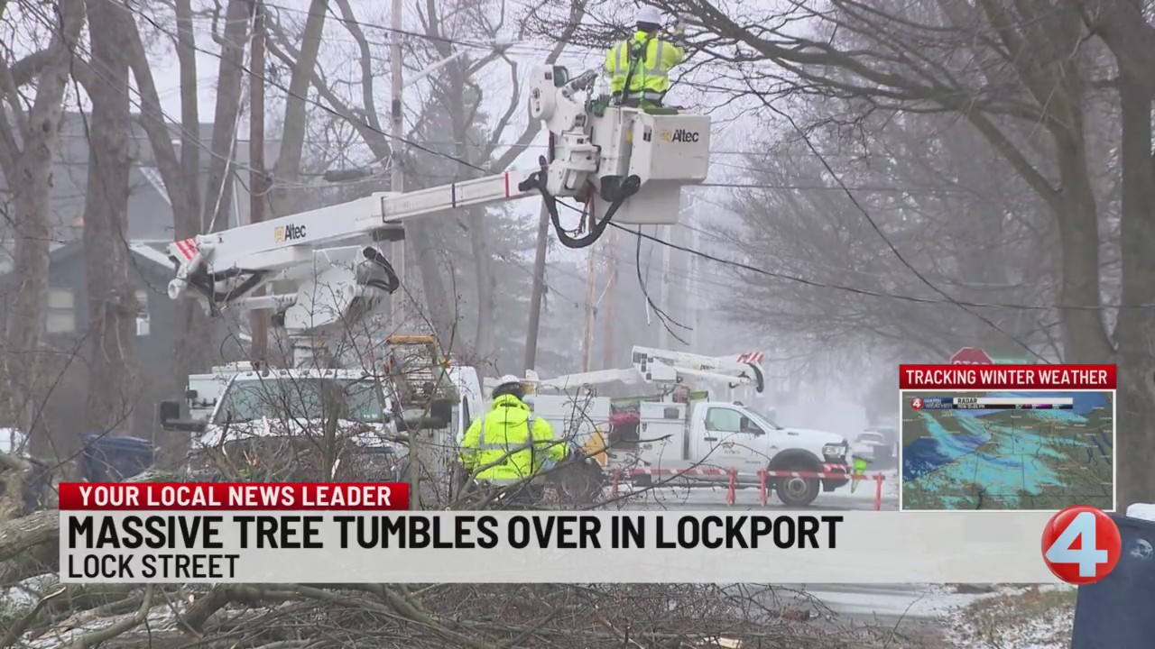 Strong wind gusts in Niagara County