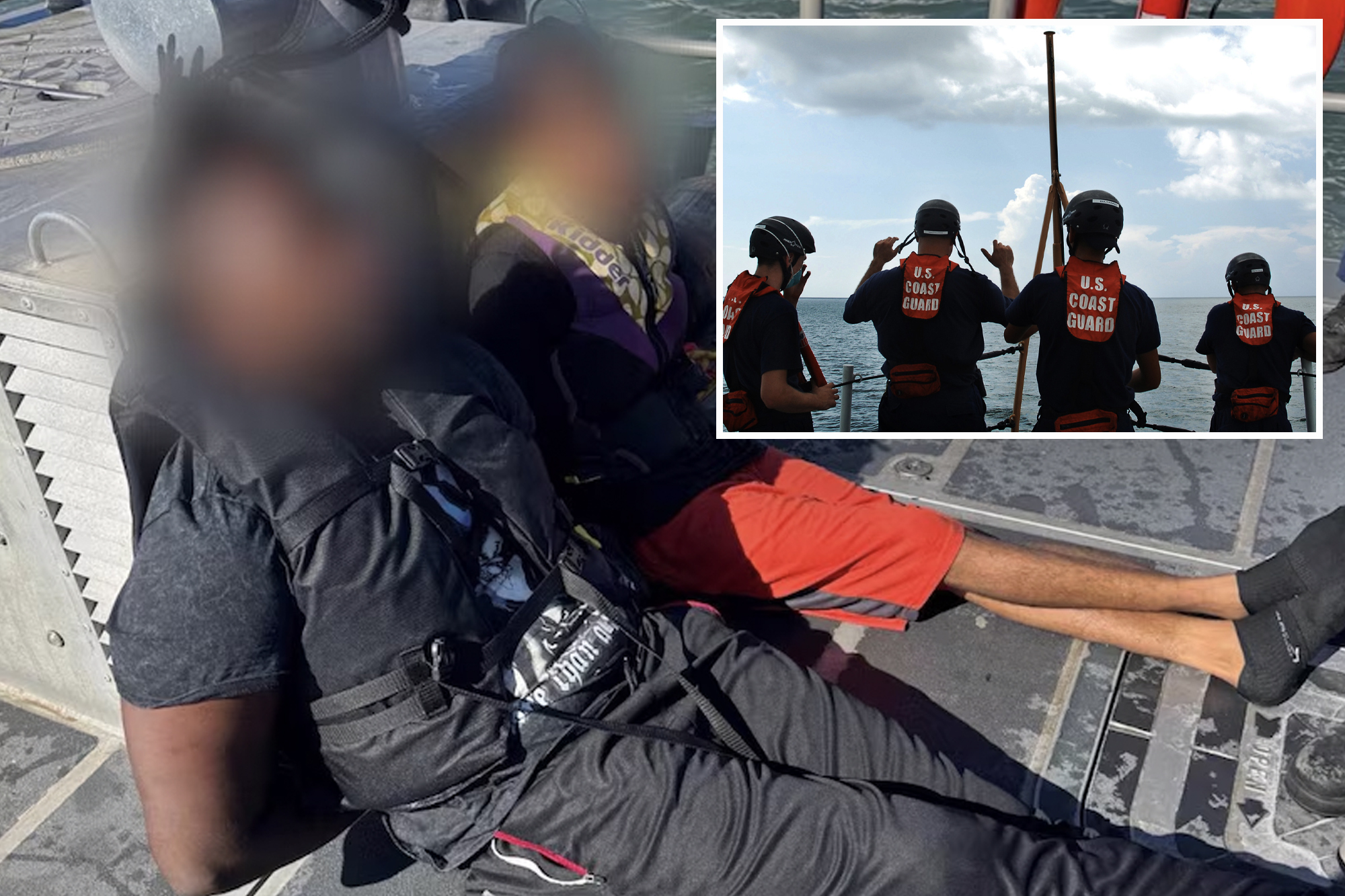 Illegal immigrants jump into the sea to escape the law — only to get ...