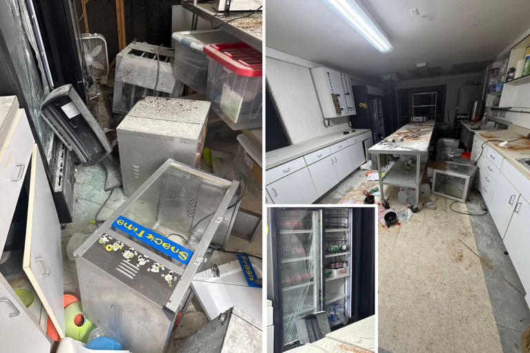 Maryland vandals trash youth sports concession stand, scrawl vulgar ...