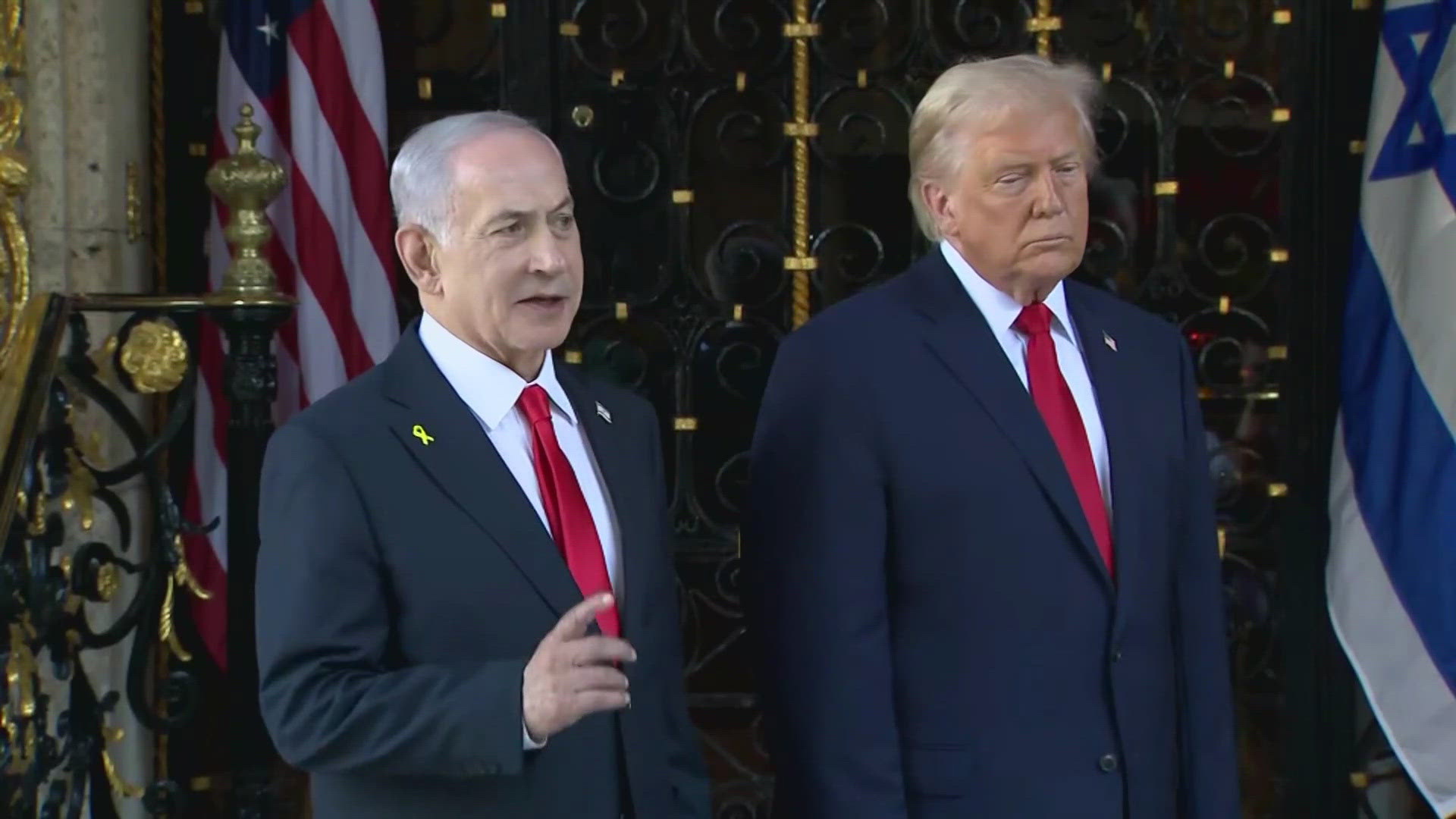 During Netanyahu visit, Trump warns Iran of further US strikes if it ...