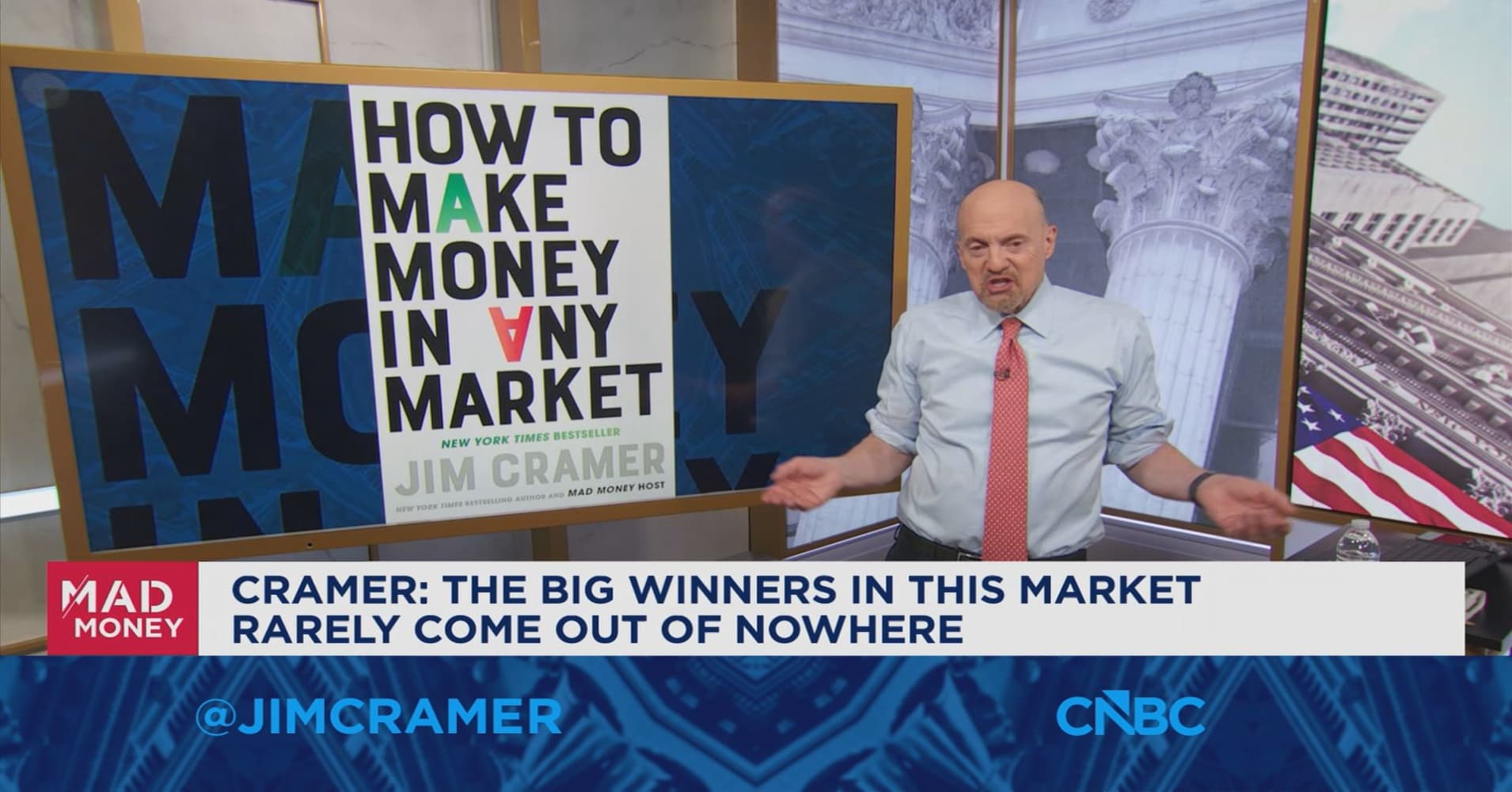 Picking stocks beats picking cash in an index fund, says Jim Cramer