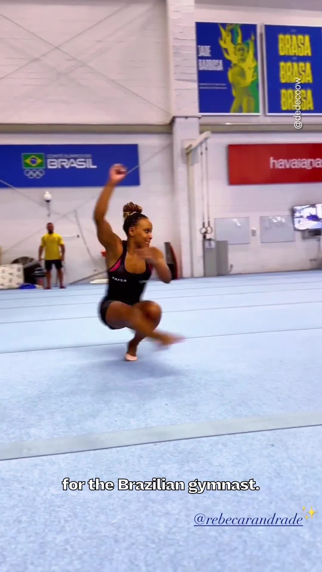 Rebeca Andrade has a new skill! 🇧🇷