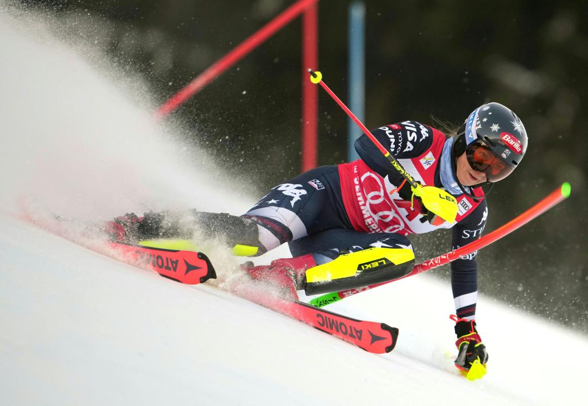 Mikaela Shiffrin claims sixth straight slalom win, calls out "not safe ...