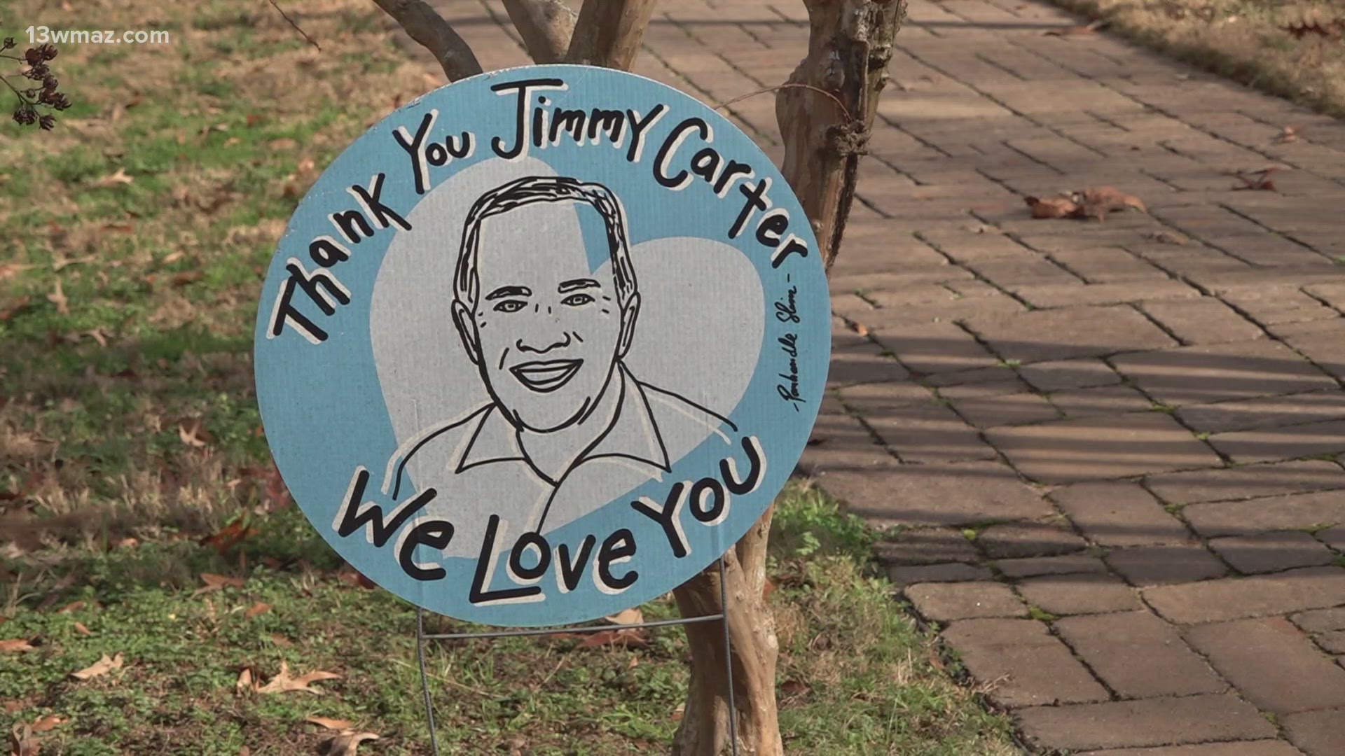 President Carter still looms large over Plains 1 year after his death